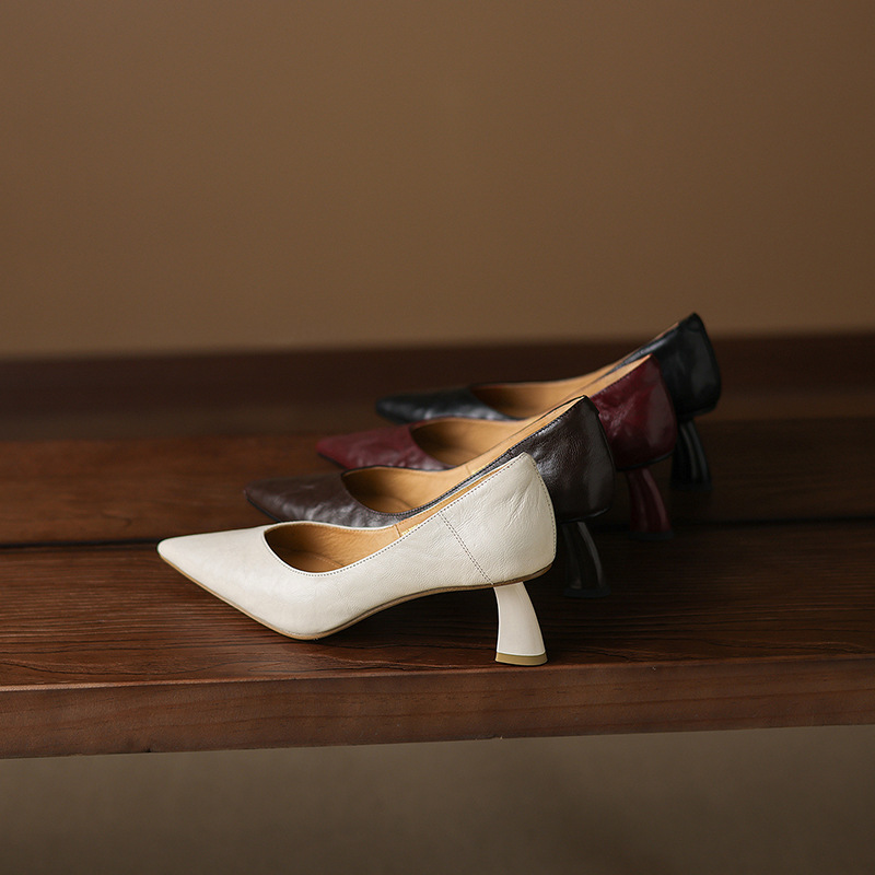 CHIKO Christine Pointy Toe Kitten Heels Pumps Shoes