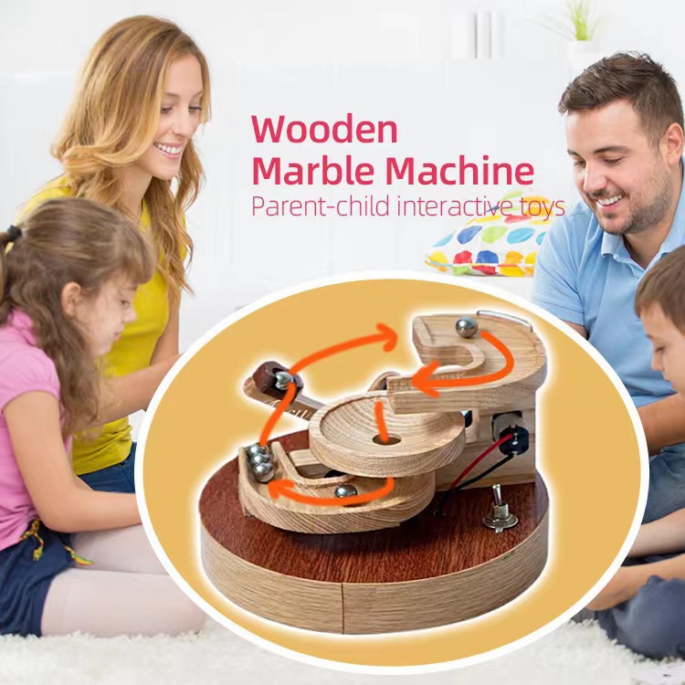 Wholesale Creative Wooden Marble Machine Toy for Kids Ages 15-35 ...