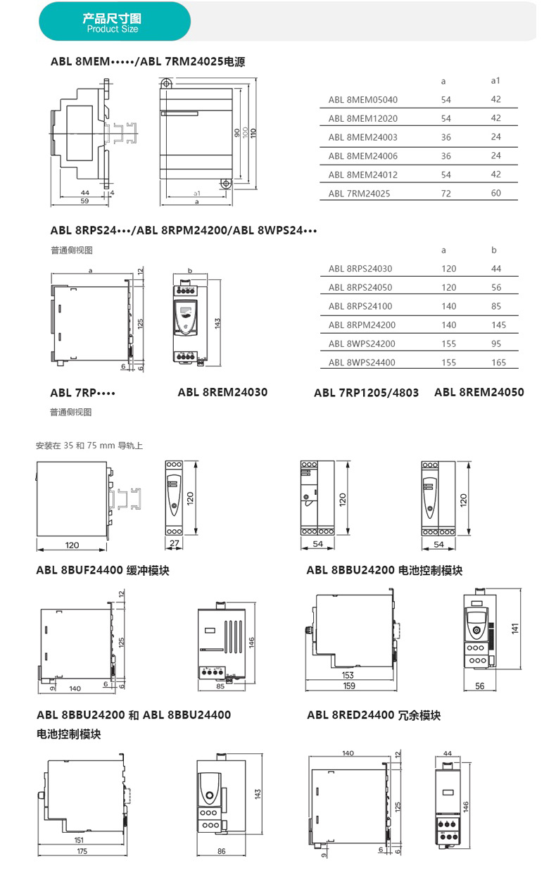 供应 Modicon 工业导轨电源 ABL8WPS24400 开关电源 960W 40A-阿里巴巴