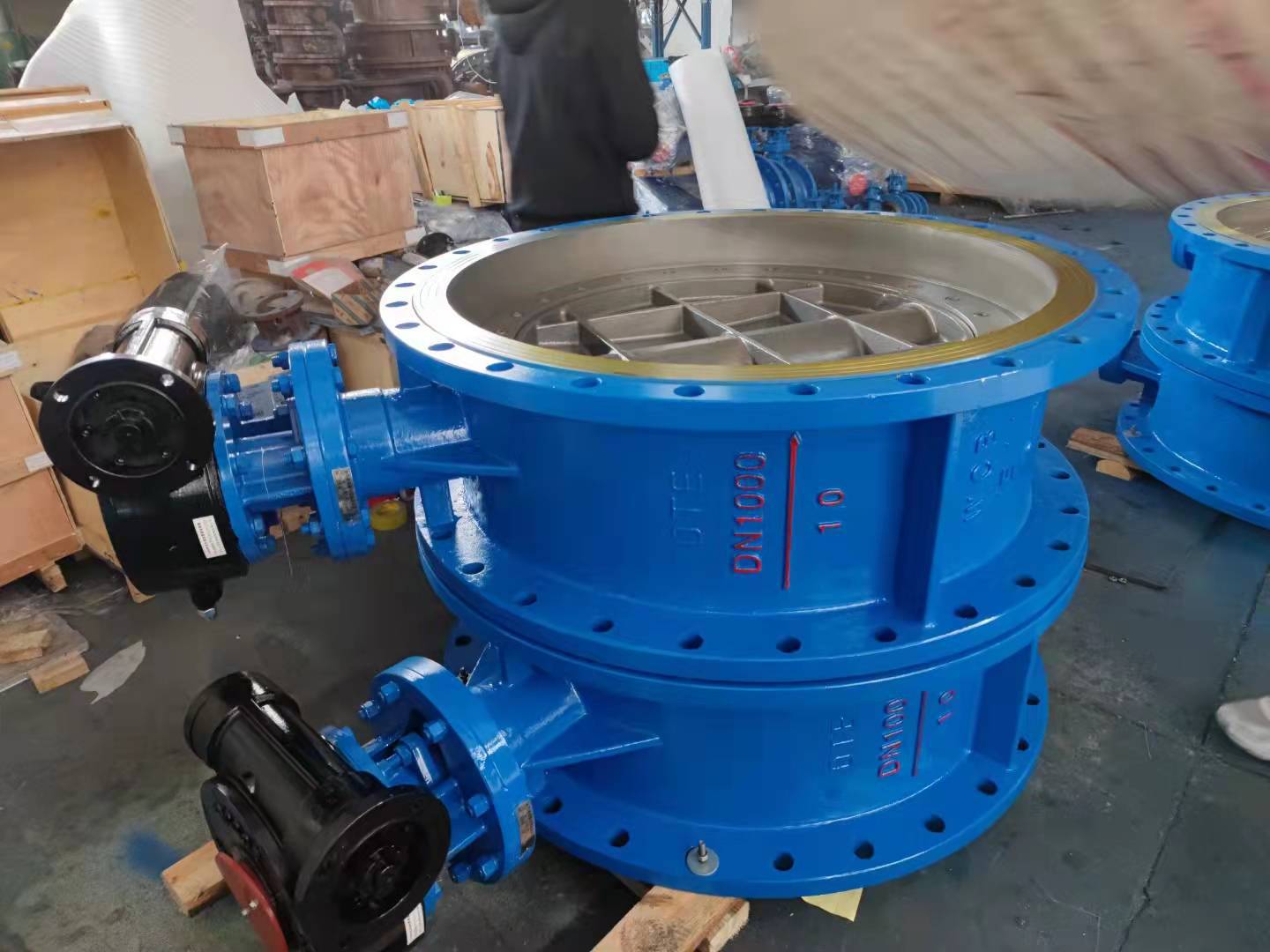 D343H-16P不绣钢法兰蜗轮碟阀DN450不锈钢304三偏心涡轮蝶阀DN500-阿里巴巴