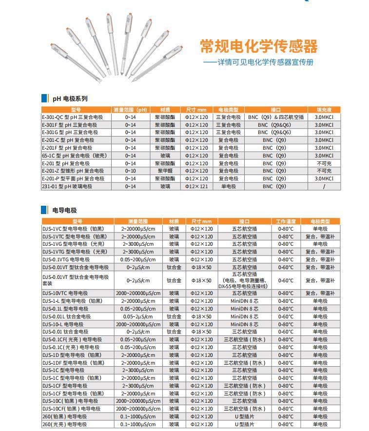 上海雷磁E-201F型pH复合电极传感器pH计探头，E-201-C，E-201CF-阿里巴巴