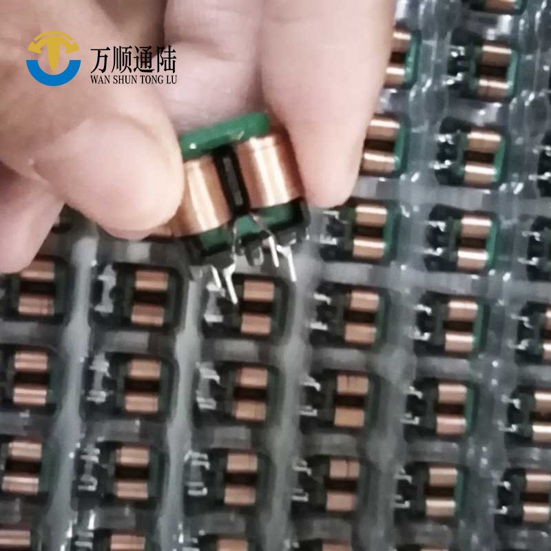 SQ扁平线共模电感SQ2418 3-15MH铜线圈电感器 立式卧式电源滤波器-阿里巴巴