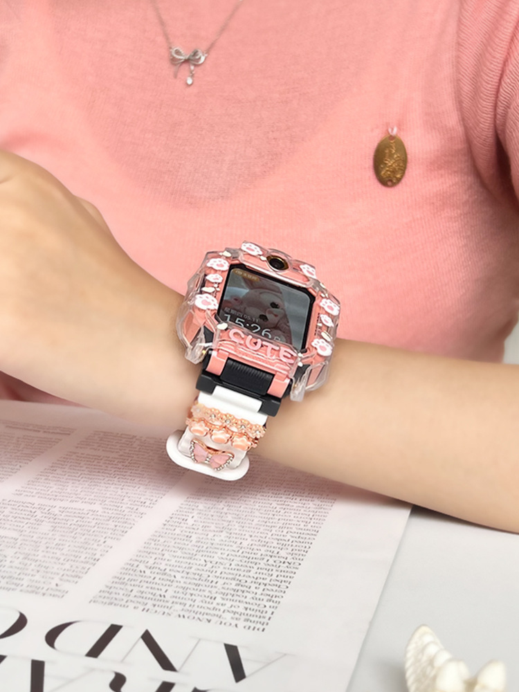 适用于小天才电话手表Z10/Z9/Z8表带透明卡通保护壳Z7A/Z6S保护套-阿里巴巴