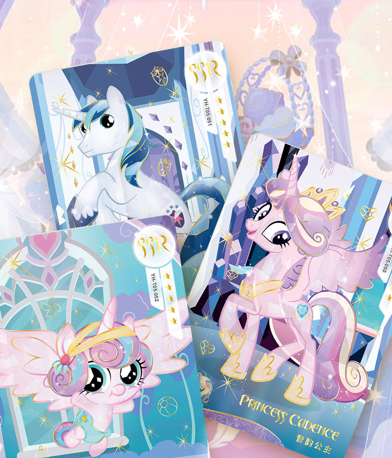 小马.宝莉卡片趣影包1第一弹CR卡牌小卡册一整盒3弹黑背卡SC正版-阿里巴巴