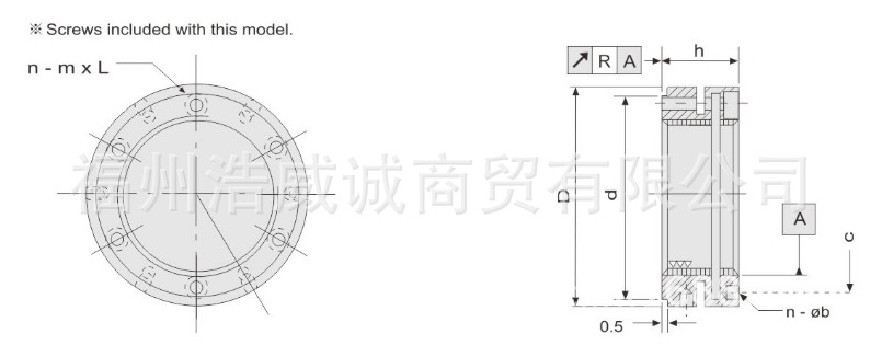 台湾盈锡YINSH锁紧螺帽螺母YSK M100*2.0-阿里巴巴