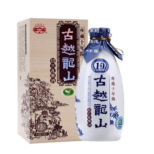 古越龙山 绍兴黄酒花雕酒10年陈酿老酒 纸盒十年500ml 瓶装-阿里巴巴