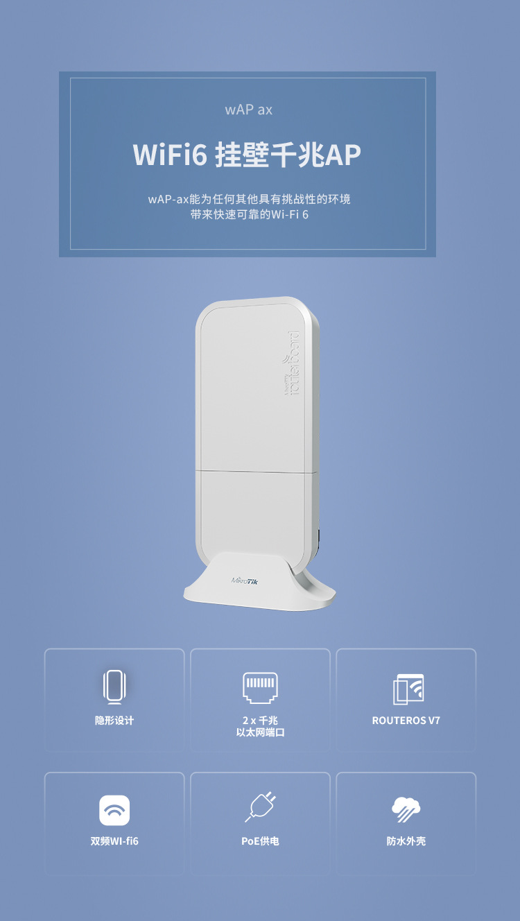 MikroTik wAP ax wAPG-5HaxD2HaxD 企业室外双频大天线多功能wifi-阿里巴巴