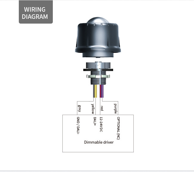 HNS158DLPIR Zhaga book18 DALI-2系统内 D4i 红外人体感应器-阿里巴巴