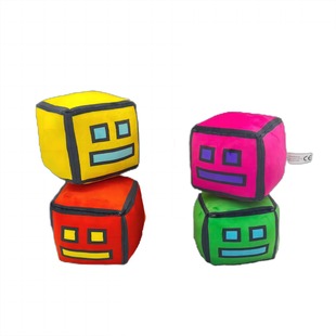 跨境新品 geometry dash plush几何冲刺游戏毛绒玩具公仔跨境新品-阿里巴巴