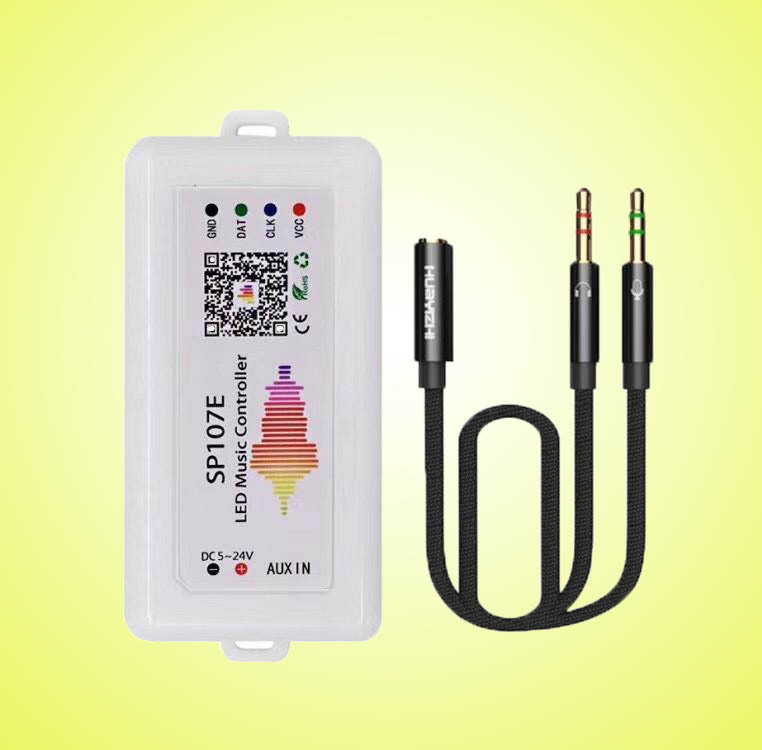 SP110E蓝牙WS2812灯带智能控制器108E智能110E全彩107E幻彩LED调-阿里巴巴