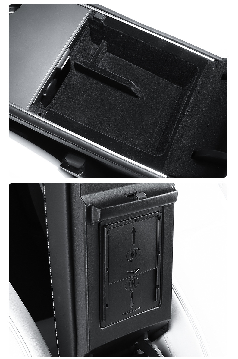 外贸适用焕新版ModelY/3特斯拉中控储物盒注塑植绒中控储物盒批发-阿里巴巴