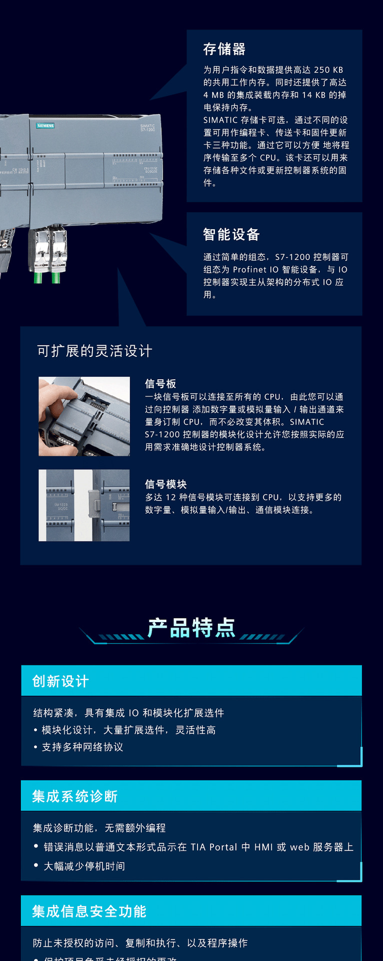 SIMATIC S7-1200 SM 1221，DI 16x24 VDC PLC 扩展模块-阿里巴巴