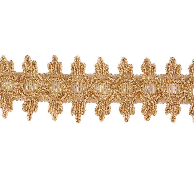 Factory wholesale 3.5cm curtain lace gold and silver lace clothing ...