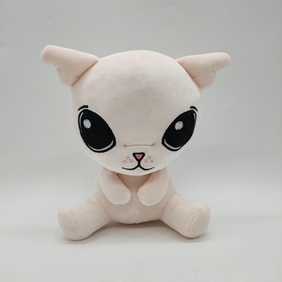 跨境新品Bingus Plush肉色小咪猫公仔 大眼猫玩偶 毛绒玩具玩偶-阿里巴巴