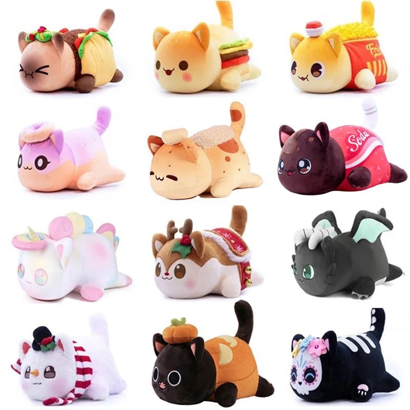 Meemeow Aphmau Plush Meemeows Food Cats Plushie Bunle Ahpmau-阿里巴巴