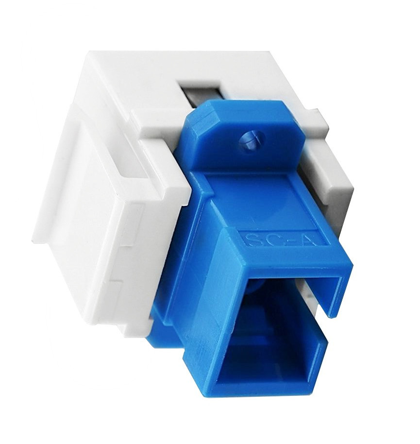 SC 光纤适配器SC F/F Keystone 模块用于墙板接线板面板安装盒-阿里巴巴