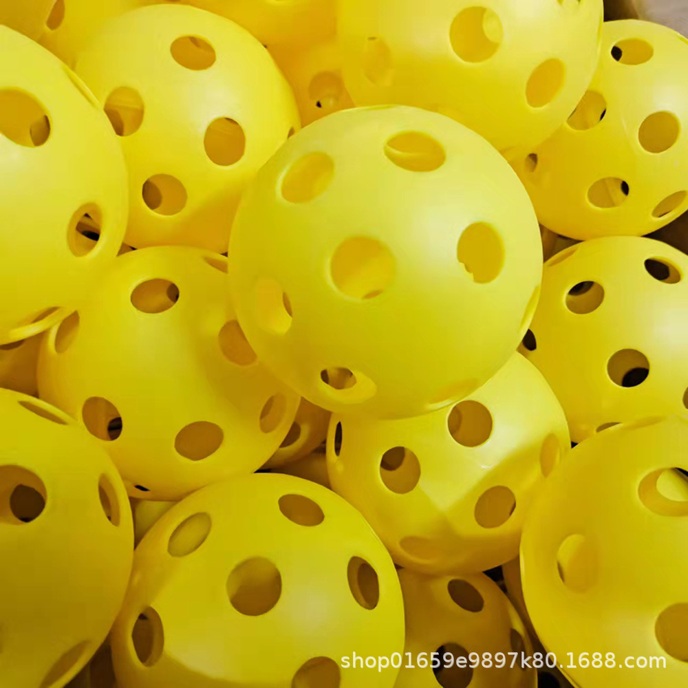 厂家直供40mm 74mm 90mm高弹塑料洞洞球多孔球高尔夫空心球匹克球-阿里巴巴
