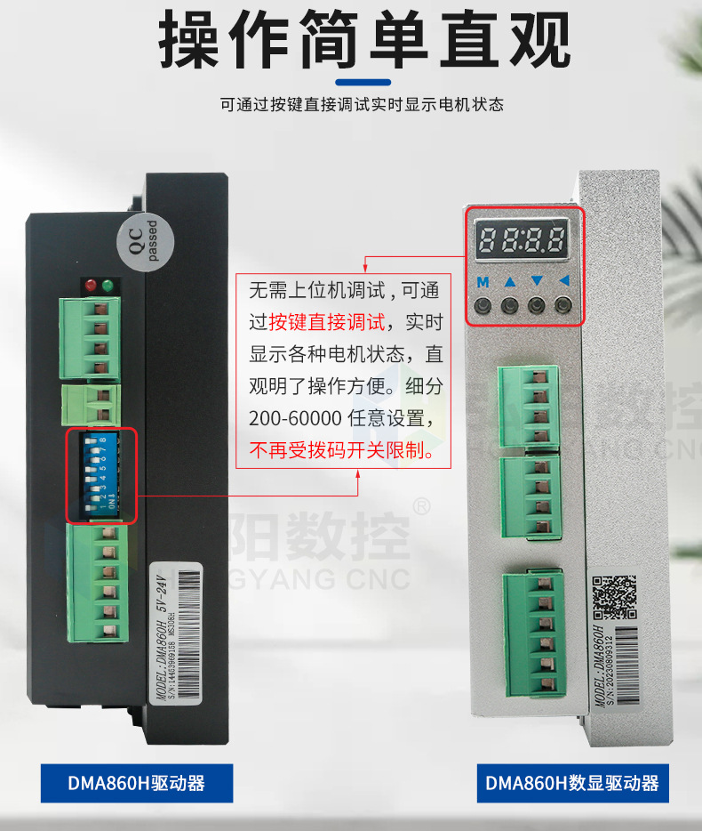 雷塞赛科技DM860 DMA860H二相57 86步进电机驱动器雕刻机伺服电机-阿里巴巴