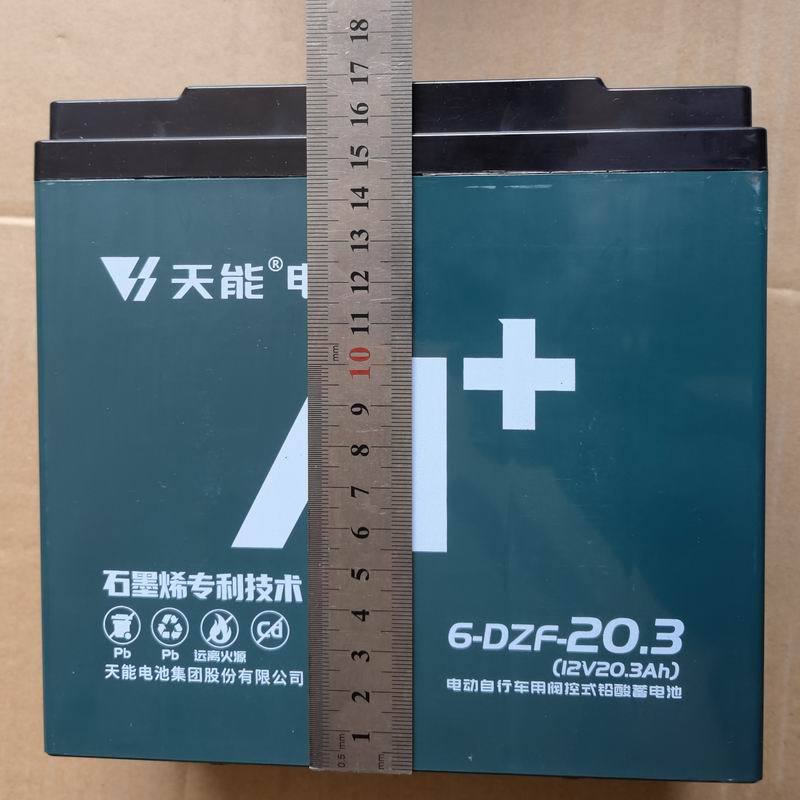 天能6-DZF-20电动车电池12V20Ah铅酸电瓶三轮车洗地机蓄电池-阿里巴巴