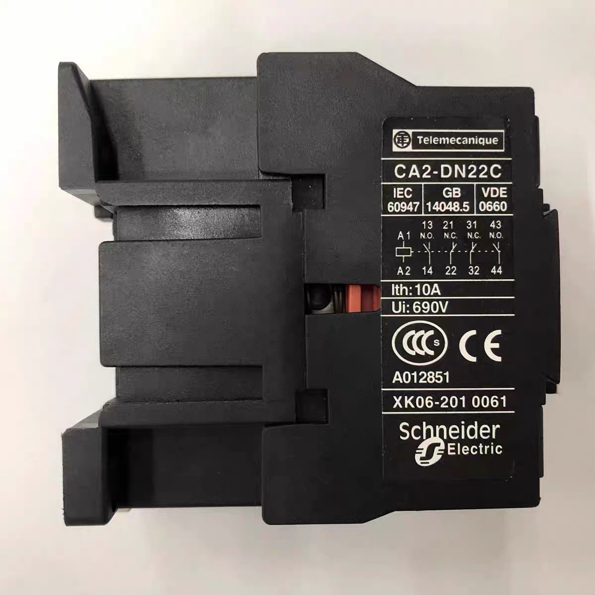原装正品CA2-DN22M5C AC220V 2开2闭Schneider接触器式中间继电器-阿里巴巴