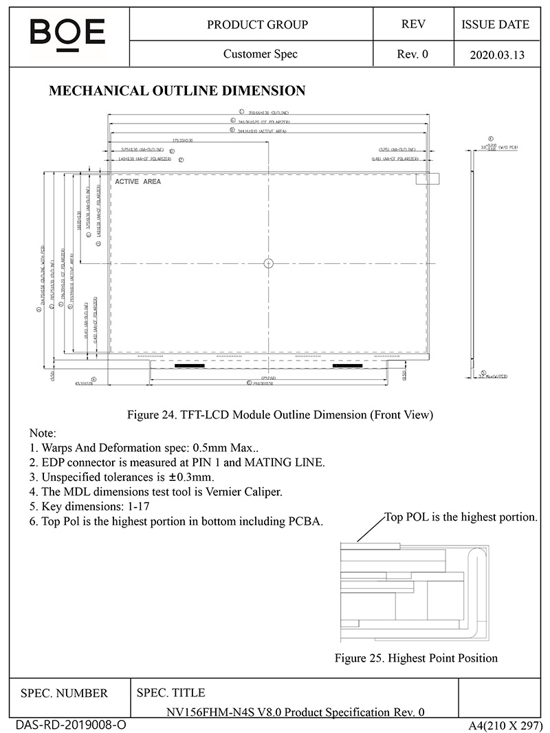 15.6寸BOE京东方TFTLCD液晶显示屏IPS/TN屏1920*1080高清EDP30PIN-阿里巴巴