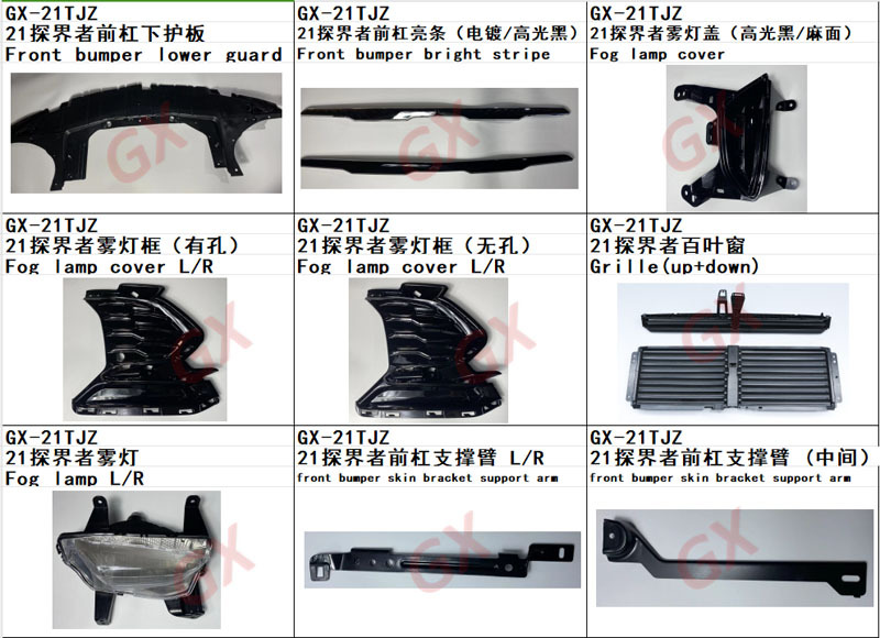 雪佛兰Equinox2023前保险杠整套包含前保险杠/中网/亮条/雾灯-阿里巴巴
