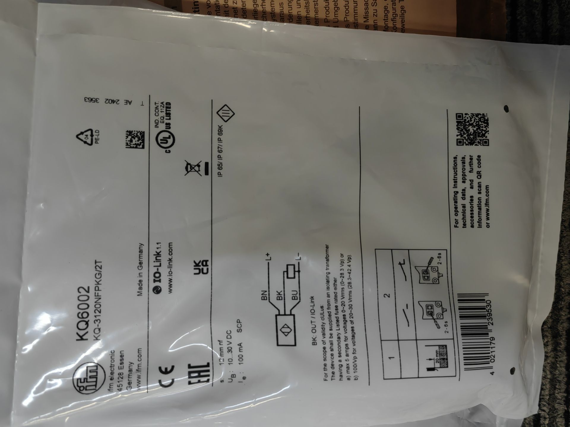 IFM易福门KQ6001 KQ6002-阿里巴巴