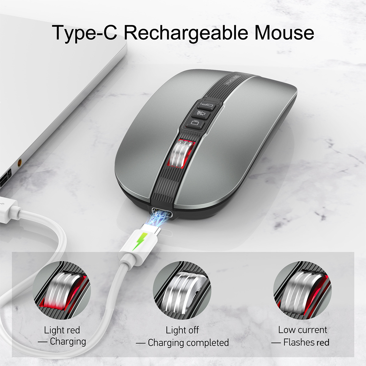 新无线10M蓝牙双模2.4G/BT5.1静音鼠标Mouse 2400DPI 6D 游戏办公-阿里巴巴