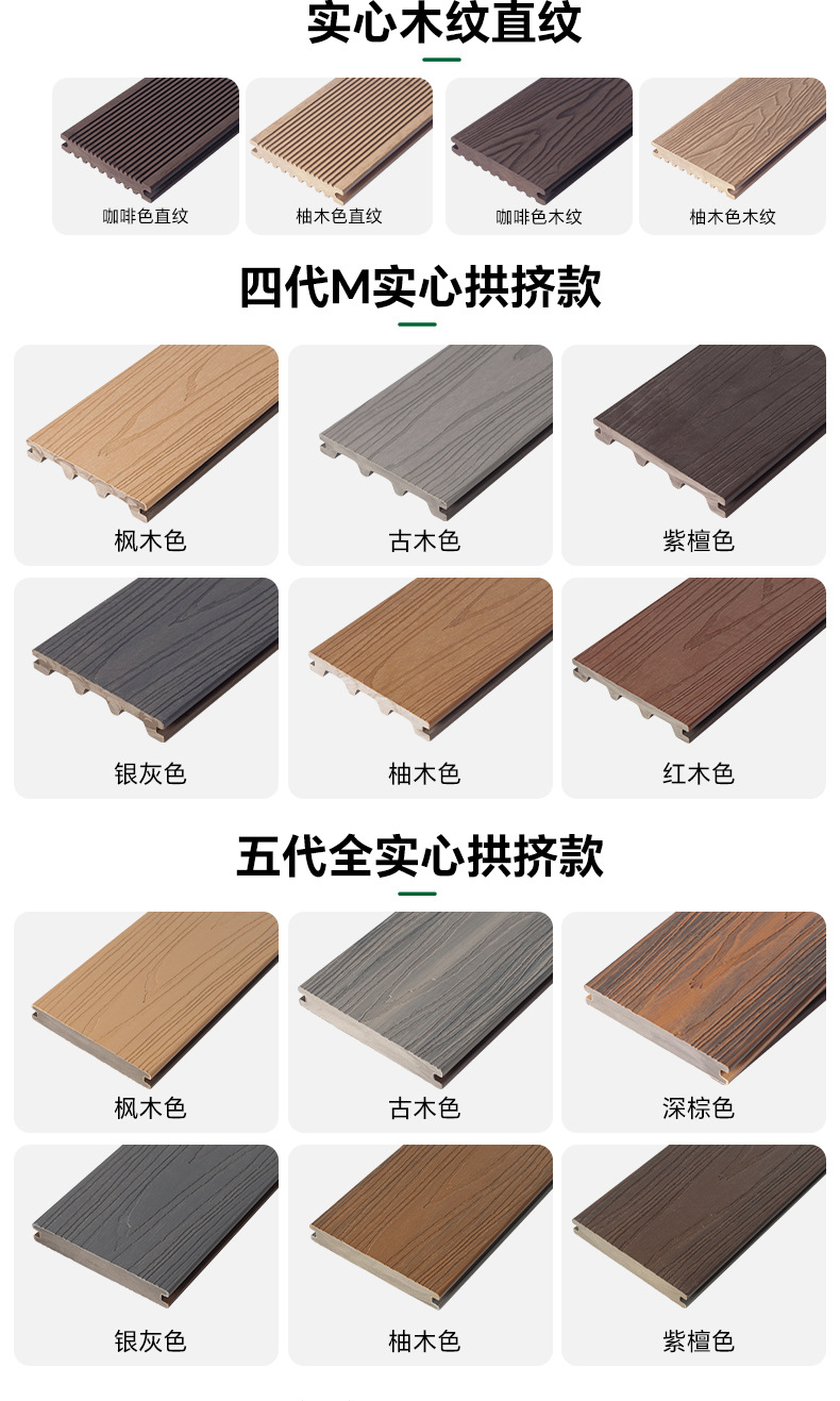 户外塑木地板批发防腐木塑地板室外庭院共挤塑木板公园地面铺设-阿里巴巴