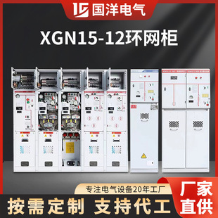 电气XGN15-12 高压成套箱式开关设备配电柜中置柜SF6环网柜开关柜-阿里巴巴
