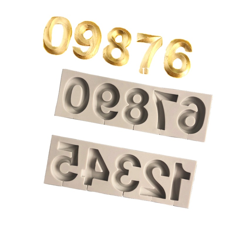 数字0123456789棒棒糖烘焙DIY工具 硅胶蛋糕模具 翻糖模K039-阿里巴巴