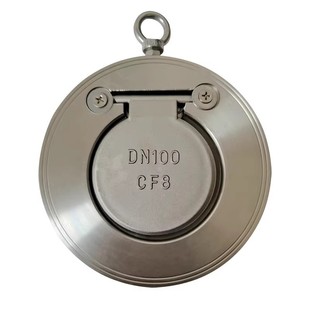 304不锈钢H74W-16P对夹式止回阀薄型翻板式止逆阀挡板式-阿里巴巴