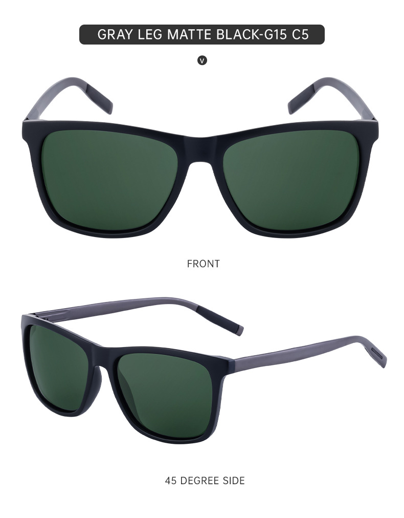 方框偏光太阳镜男防晒铝镁墨镜男潮跨境批发sunglasses-阿里巴巴