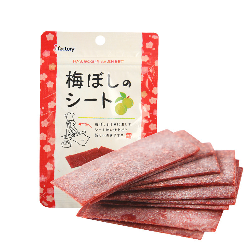 日本进口零食ifactory爱心工厂话梅片酸梅片孕妇梅子片日式话梅干-阿里巴巴