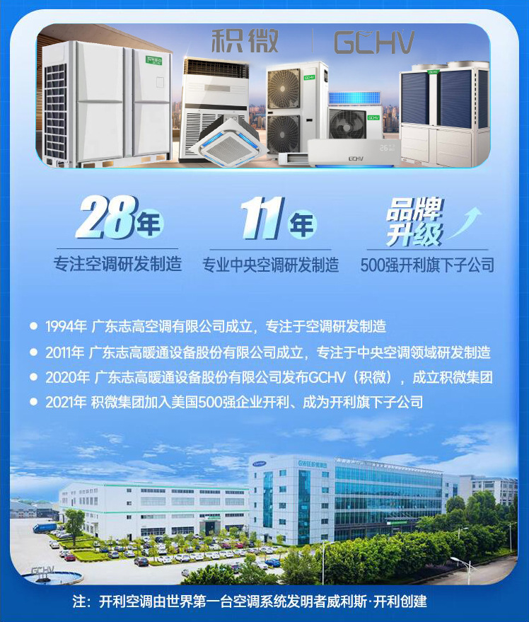 开利积微GCHV多联机系统直流变频中央空调机组合式商用制冷机组-阿里巴巴