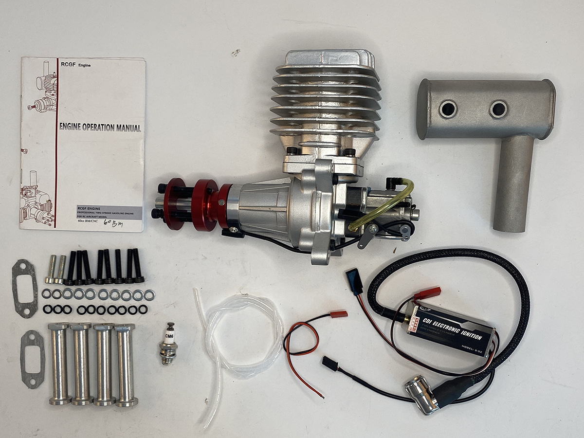 RCGF 60cc BM侧排汽油发动机两冲程3D飞行航模固定翼飞机燃油引擎-阿里巴巴