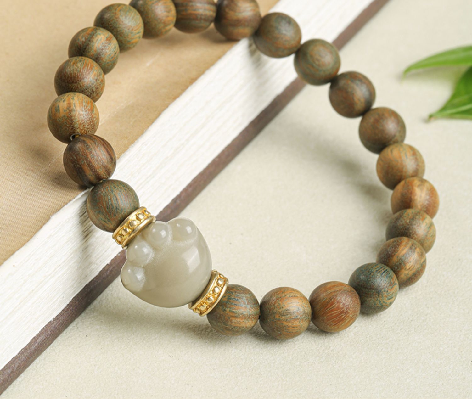 复古绿檀木佛珠手串菩提根手串情侣款猫爪檀香手饰天然中国风佛珠-阿里巴巴