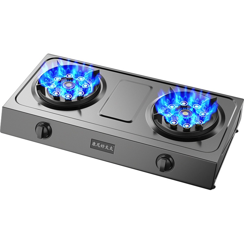 Gas Stove Double Stove Desktop Fierce Fire Protection Household Old ...