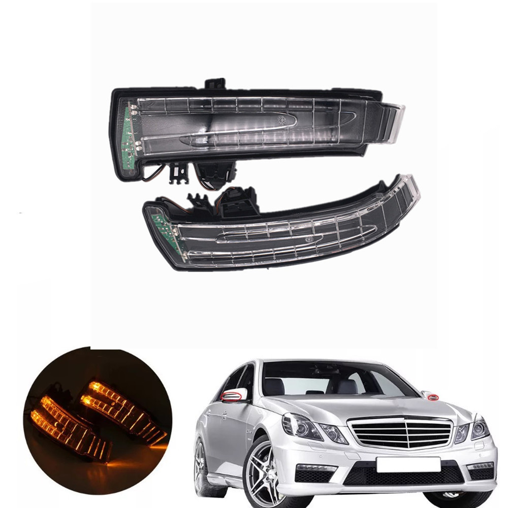 适用奔驰W204W212W221倒车镜边灯后视镜转向灯镜灯 A2129067401-阿里巴巴