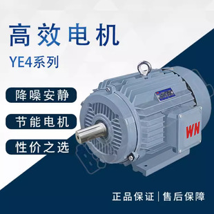 安徽皖南电机YE4超高效率三相异步电动机4极1400转全铜380v变频-阿里巴巴