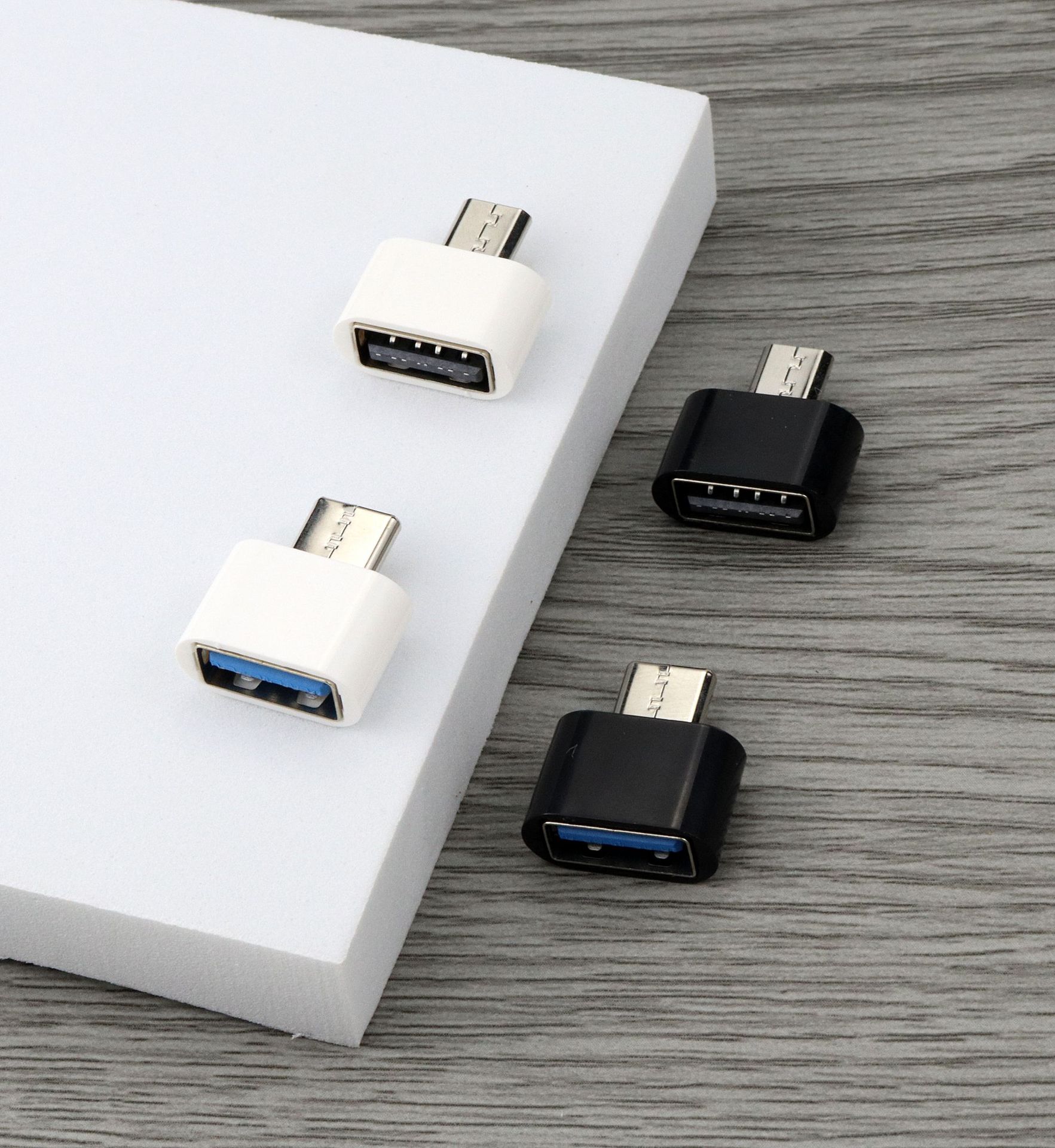手机u盘转接头usb2.0转type-c micro v8转换头otg安卓转换器USB C-阿里巴巴