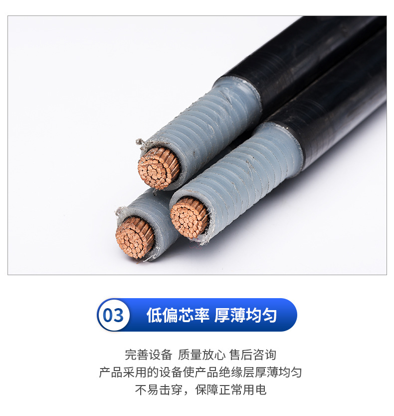 高压线YJV22 8.7/15KV 10kv-3*400 国标铠装 铜芯高压电力电缆-阿里巴巴