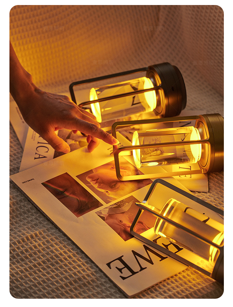 RGB遥控十字架七彩充电台灯亚马逊热销日式ambientec触摸USB酒吧-阿里巴巴