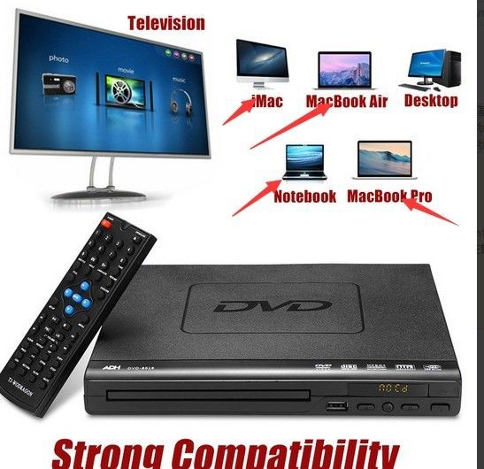 跨境儿童VCD机高清迷你cd播放器DVD225家用dvd影碟机EVD播放机-阿里巴巴