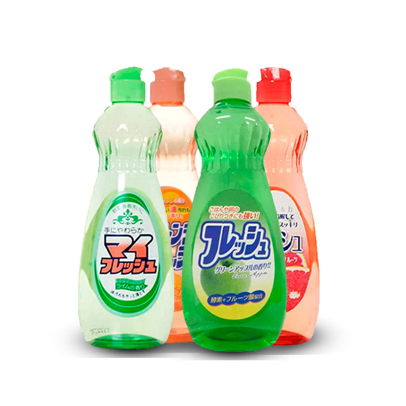 日本进口火箭洗洁精600ml 家用厨房餐具果蔬洗洁剂一件代发-阿里巴巴