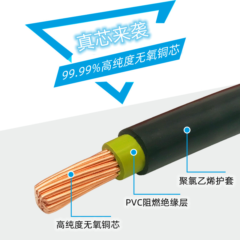 广州珠江电缆ZC-BVV-35平方国标铜芯阻燃双胶花城牌电线厂家直销-阿里巴巴