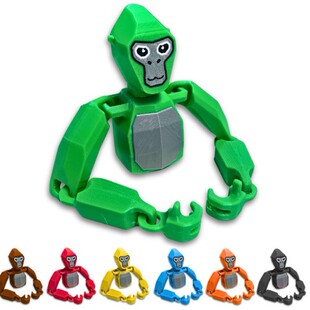 跨境新品Gorilla Tag Flexy Fidget Figurine To猩猩可动玩具礼物-阿里巴巴