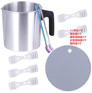 蜡烛材料工具组合颜料块警示贴说明书大豆蜡蜂蜡精油熔蜡杯蜡烛芯 阿里巴巴