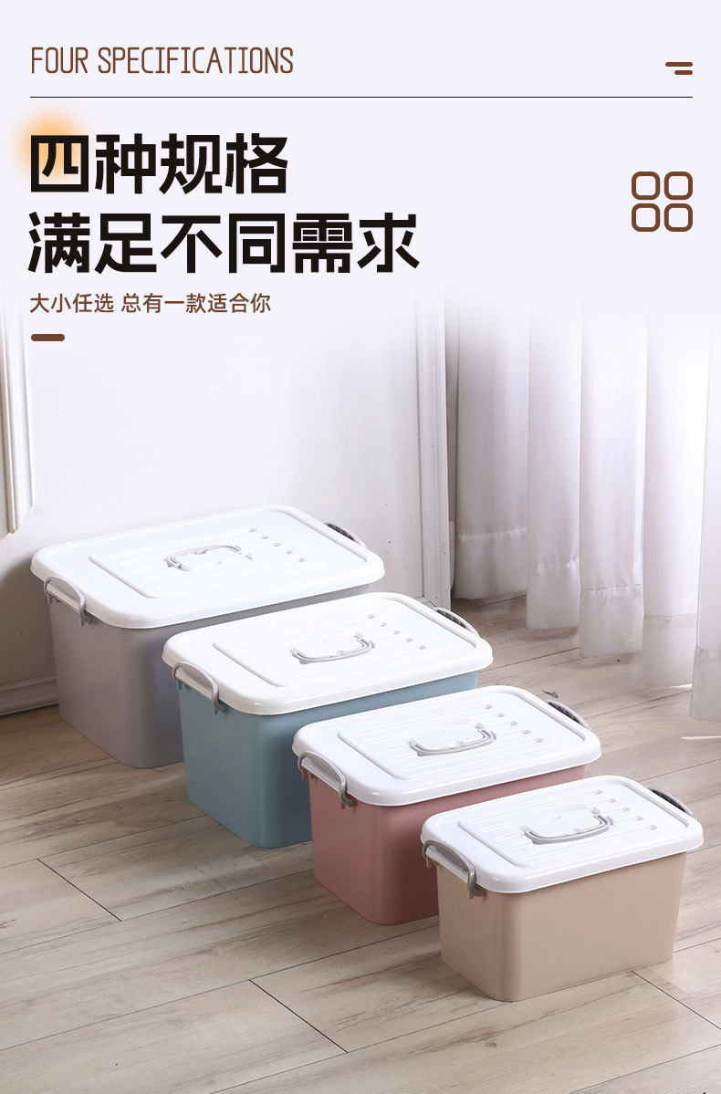 透明手提塑料收纳箱家用大号加厚收纳箱储物箱整理箱收纳盒箱户外-阿里巴巴