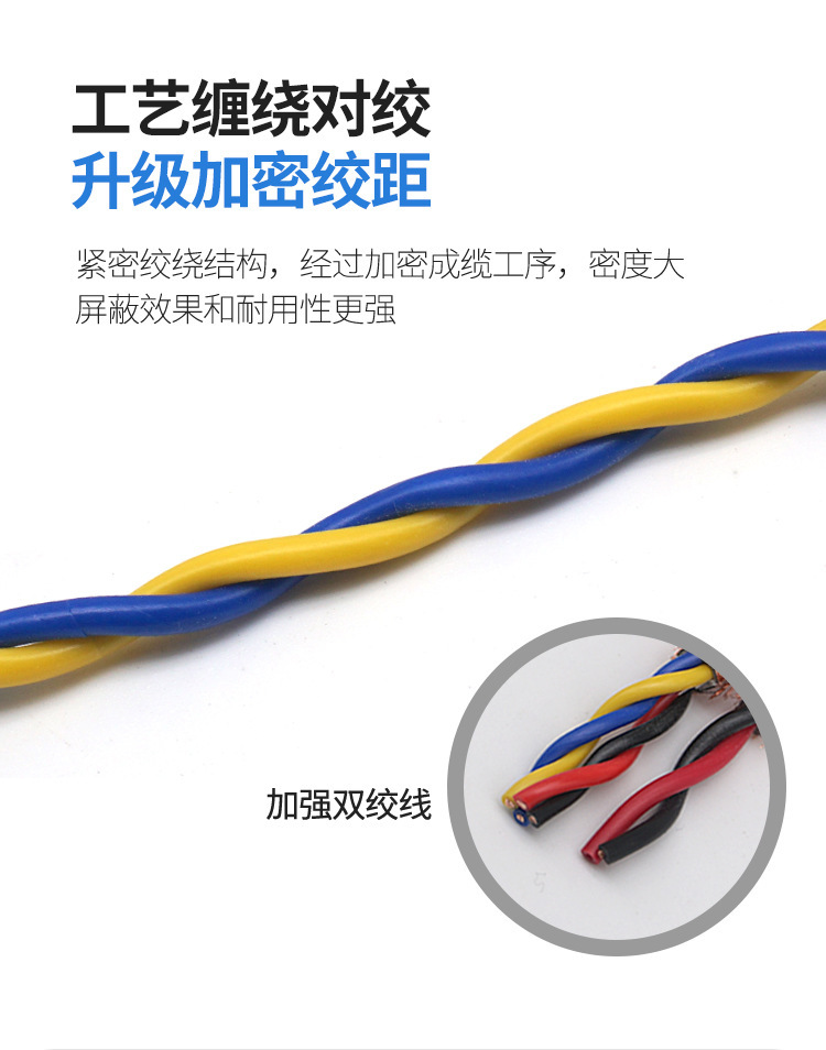 国标RS485双绞屏蔽线RVSP22 2芯1.5平方铠装通讯直埋软电缆信号线-阿里巴巴